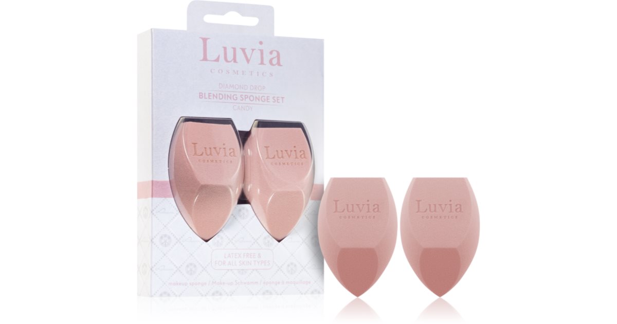 Luvia Cosmetics Diamond Drop Blending Sponge Set multifunctioneel make ...