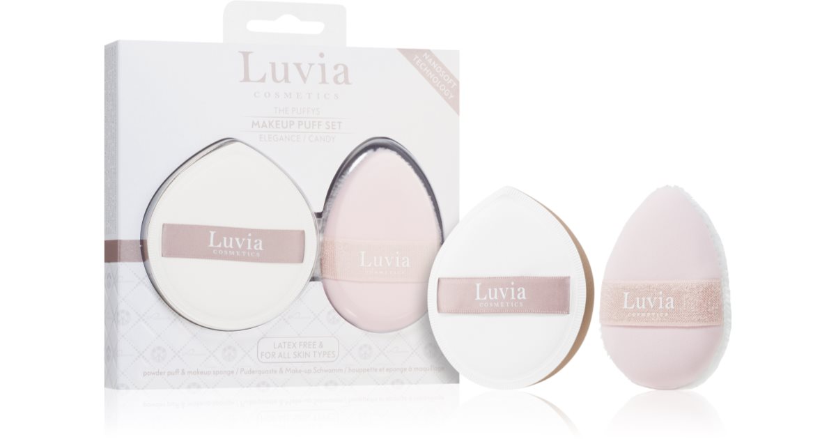 Luvia Cosmetics The Puffys Duo Puff Kit Applicator Set Elegance Candy notino.ie