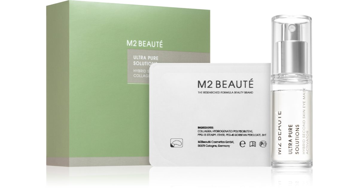M2 Beauté Ultra Pure Solutions Hybrid Second Skin collagen mask for the ...