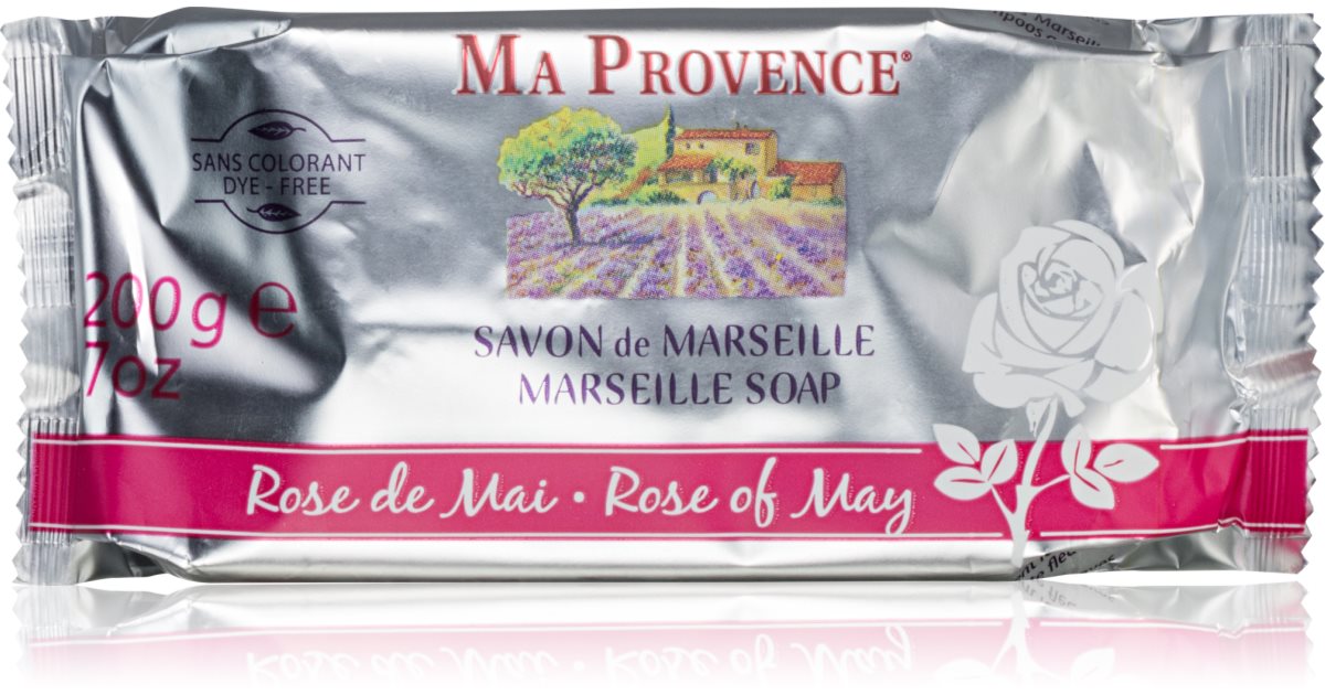 Ma Provence Rose Of May savon nettoyant solide arôme rose | notino.fr