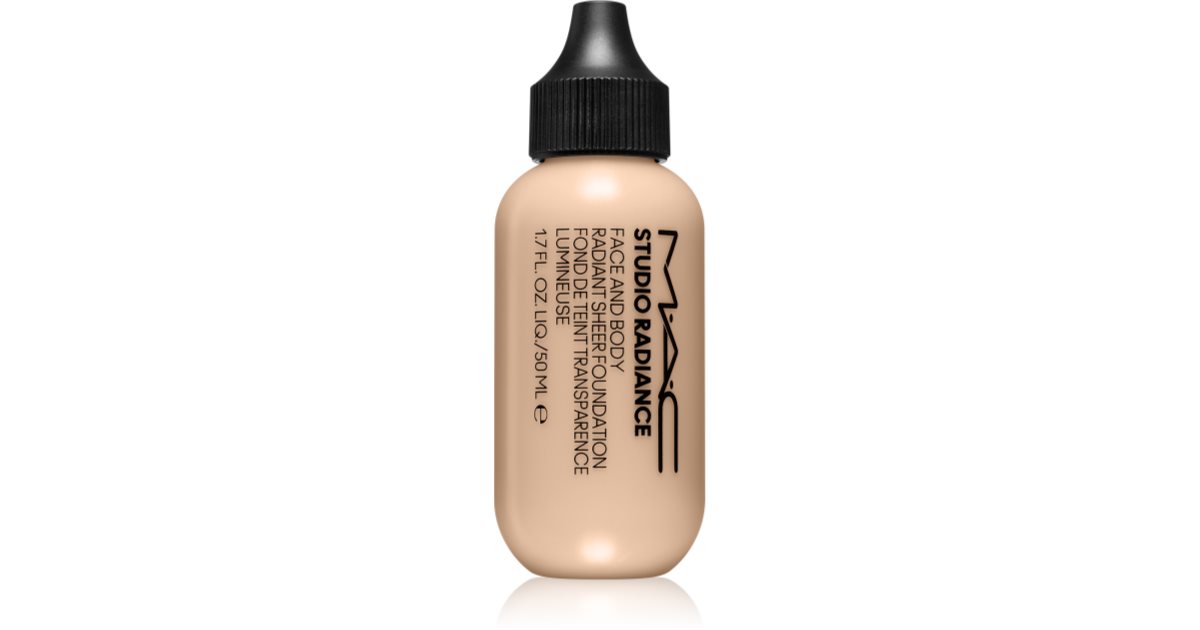 MAC Cosmetics Studio Radiance Face and Body Radiant Sheer Foundation ...