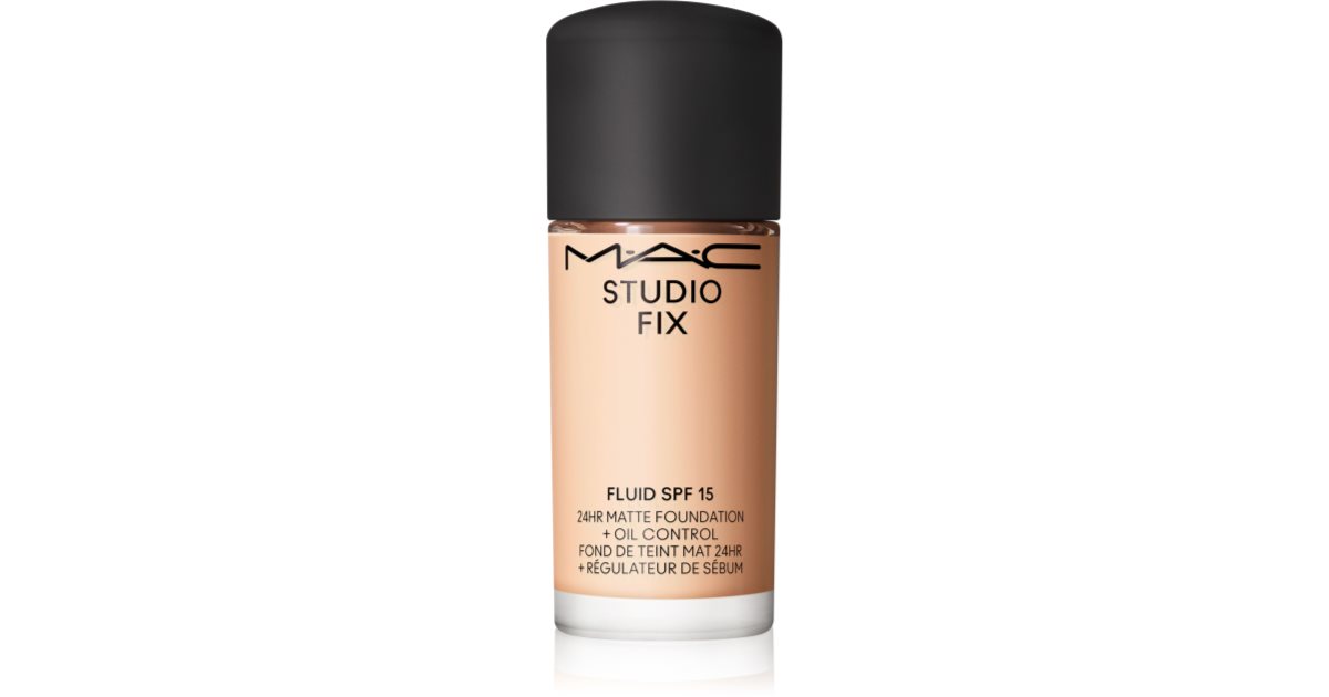 MAC Cosmetics Mini Studio Fix Fluid SPF 15 24HR Matte Foundation + Oil ...