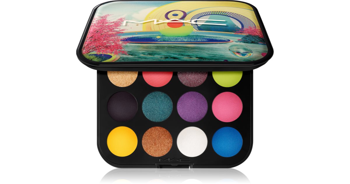 MAC Cosmetics Connect In Colour Eye Shadow Palette 12 shades палитра ...