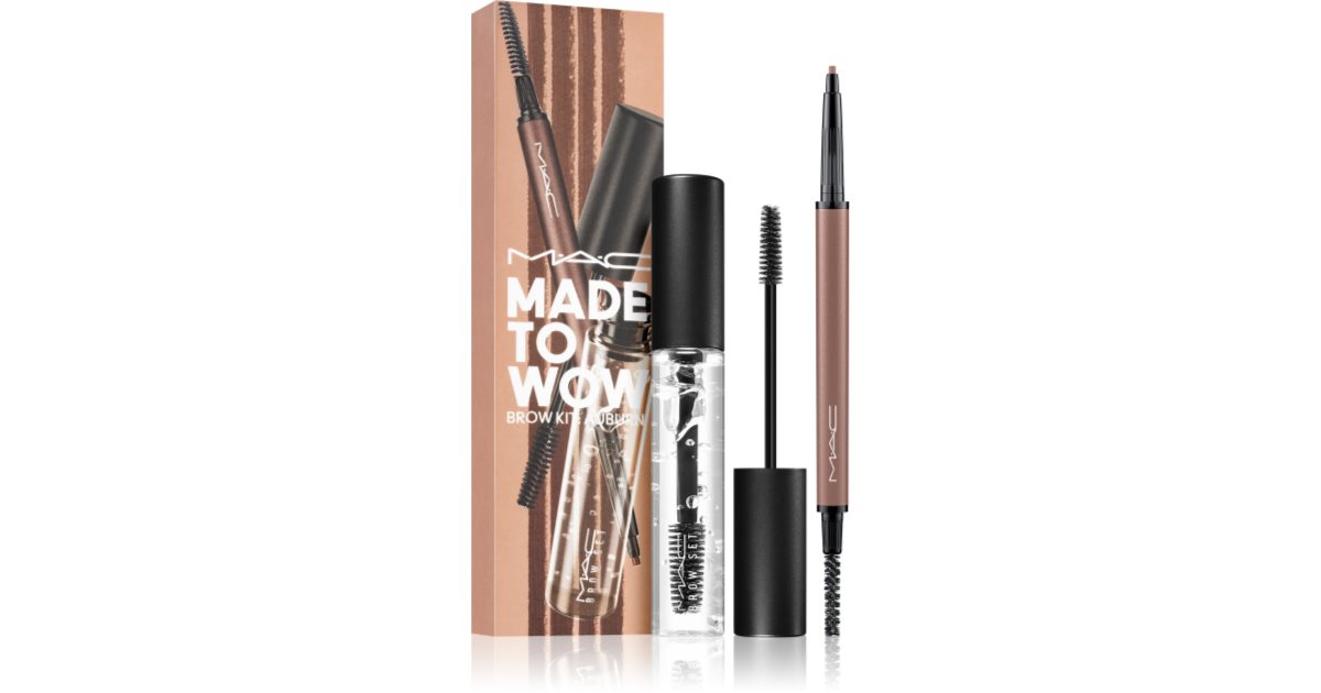 MAC Cosmetics Made To Wow Brow Kit gift set Auburn (for eyebrows) shade ...