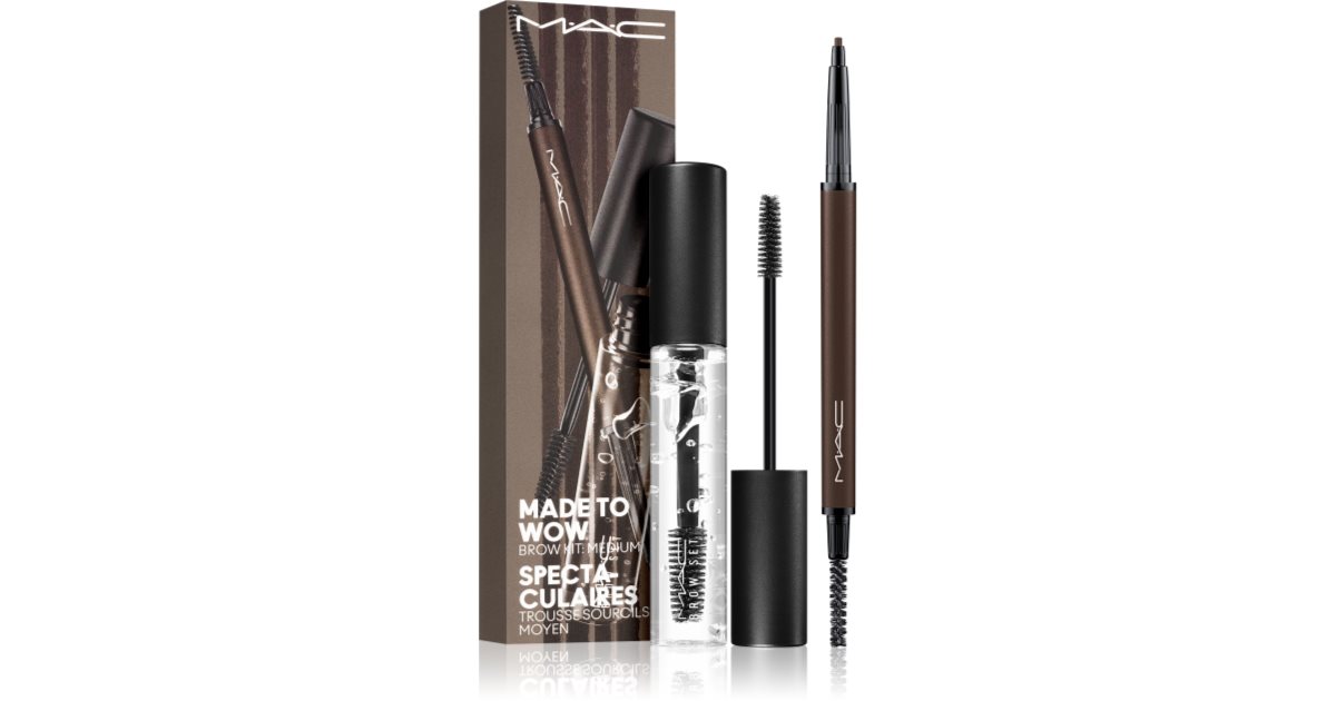 MAC Cosmetics Made To Wow Brow Kit gift set Medium shade | notino.co.uk
