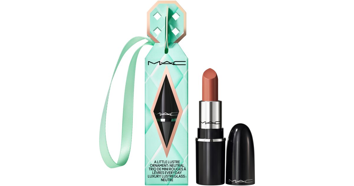 MAC Cosmetics Holiday Glazed Galaxy Mini Lustreglass Gift gloss ...