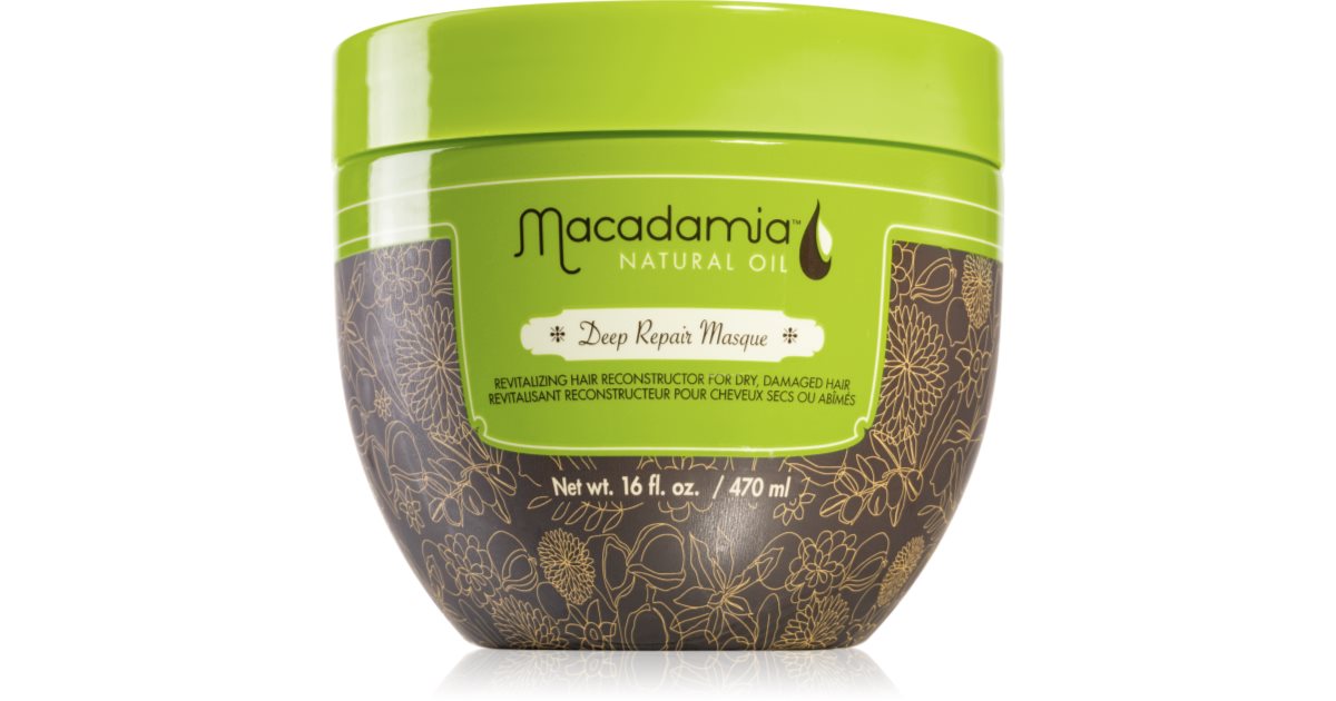 Macadamia Natural Oil Deep Repair deeply regenerating mask for dry and ...