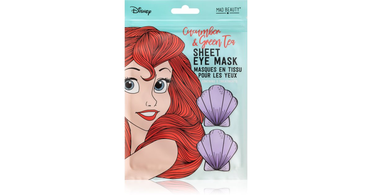 Mad Beauty Disney Princess Ariel Soothing Mask for Eye Area | notino.co.uk