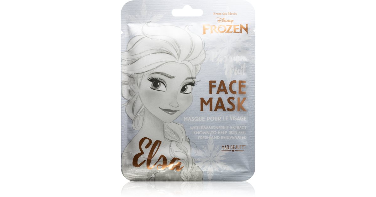 Mad Beauty Frozen Elsa máscara em folha com efeito refrescante e ...