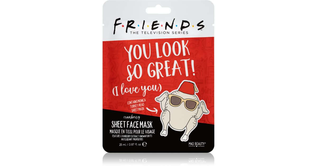 Mad Beauty Friends Turkey Antioxidant Sheet Mask | notino.ie