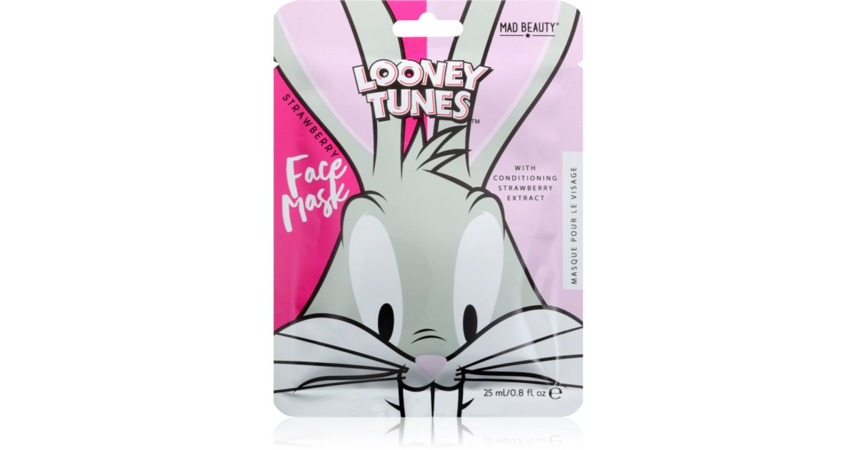 Mad Beauty Looney Tunes Bugs Bunny Moisturising face sheet mask with ...