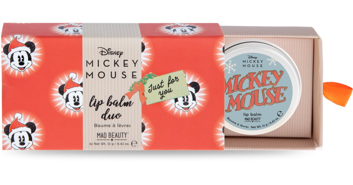 Mad Beauty Mickey Mouse Jingle All The Way lip balm gift edition ...