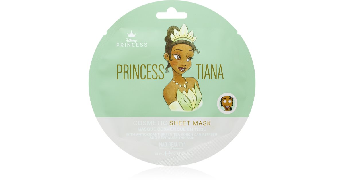 Mad Beauty Disney Princess Tiana antioxidant sheet mask | notino.co.uk