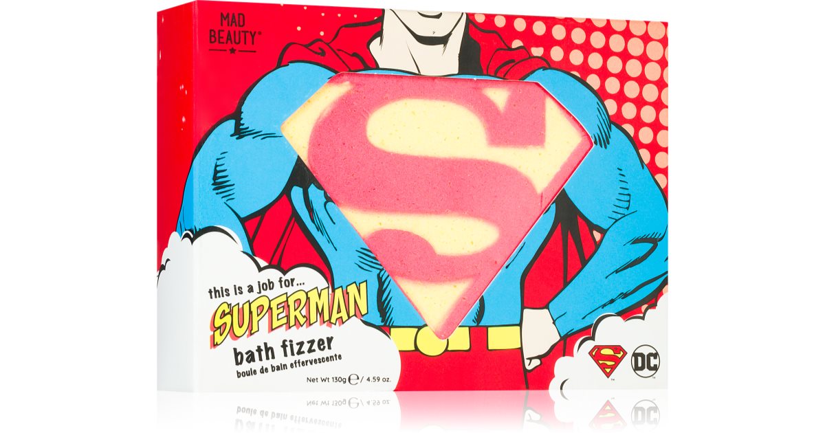 Mad Beauty DC Superman fizzy bath cube | notino.co.uk