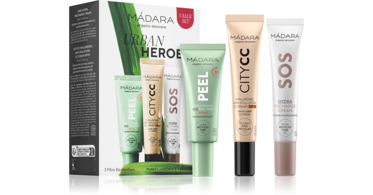 MÁDARA Urban Heroes coffret cadeau visage teinte Light | notino.fr