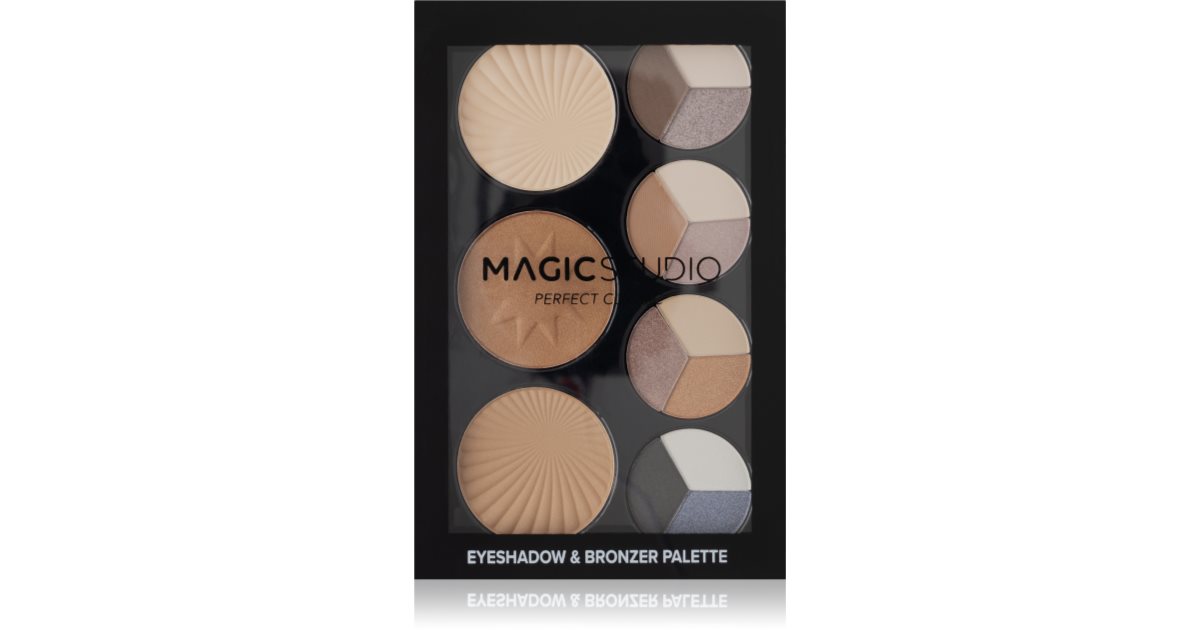 Magic studio Eyeshadow & Bronzer Palette Daudzfunkcionāla palete sejas ...