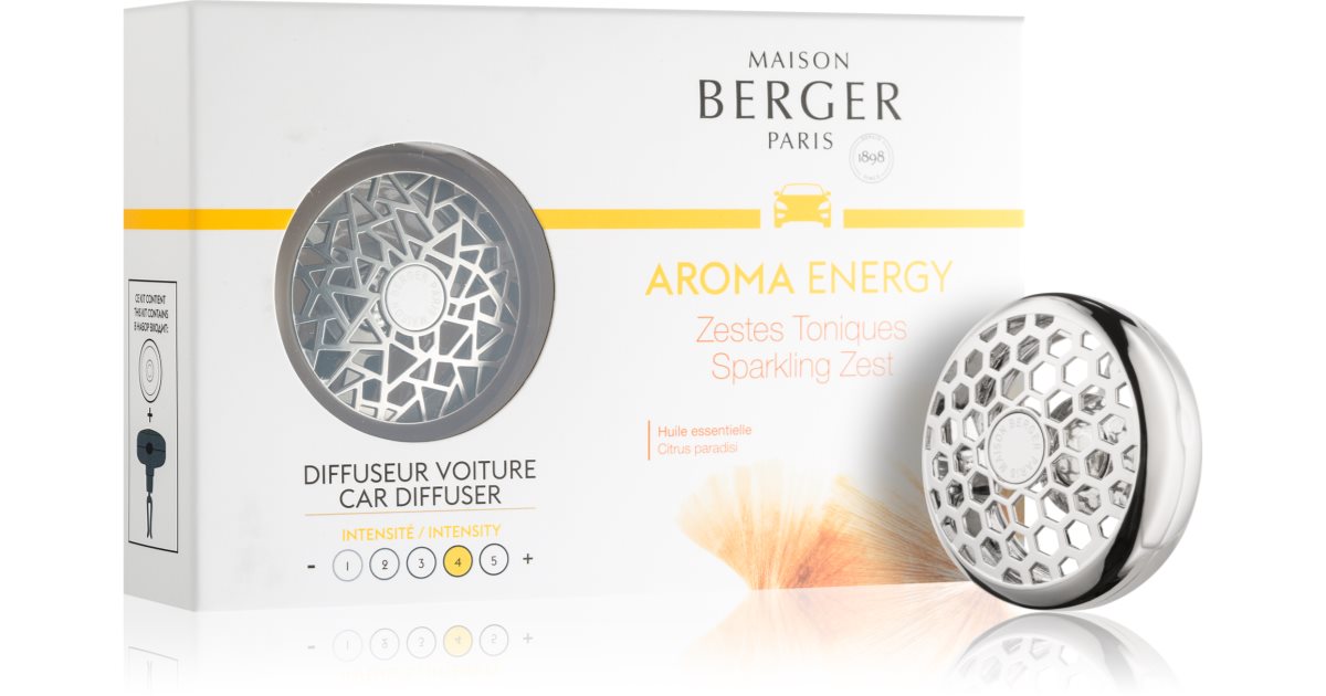 Maison Berger Paris Aroma Energy Autoduft Clip (Sparkling Zest) | Notino