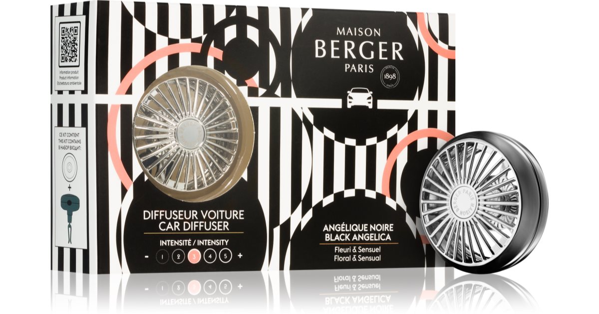 Maison Berger Paris Illusion Black Angelica car air freshener | notino ...