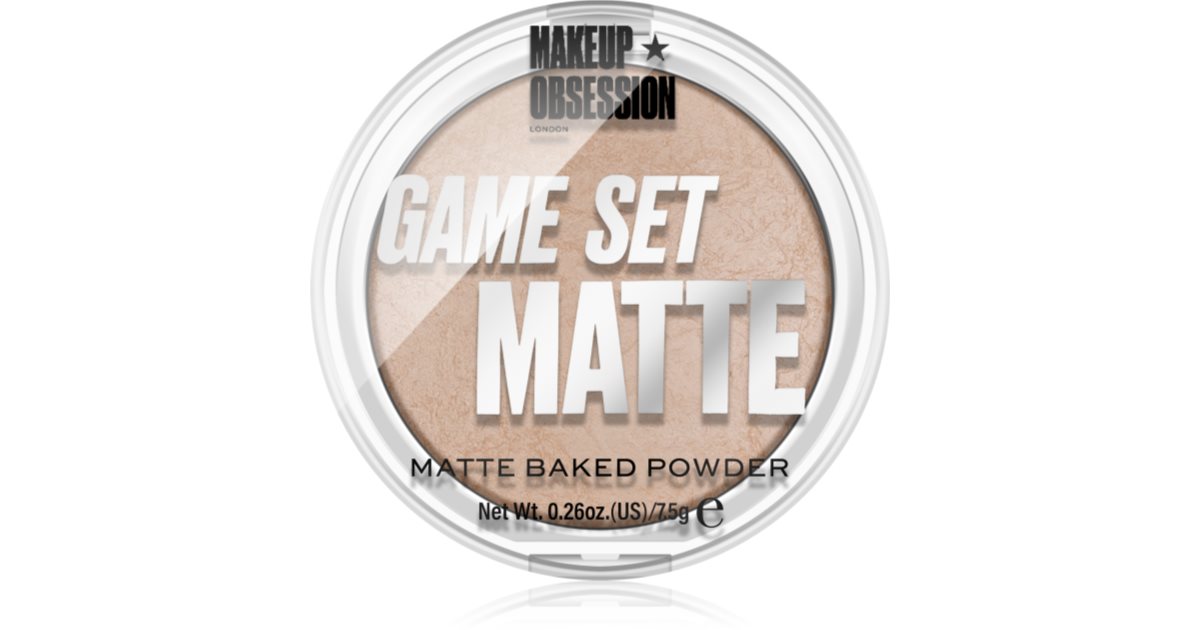 Makeup Obsession Game Set Matte Baked Mattifying Powder | notino.ie