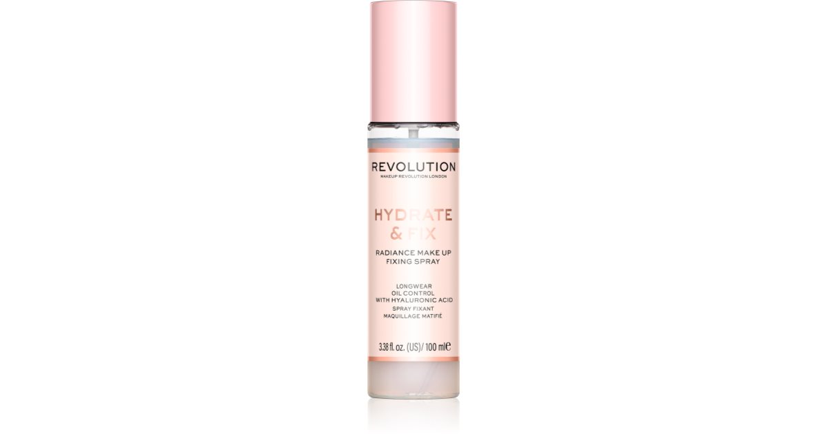 Revolution Hydrate & Fix spray fixador de maquilhagem | notino.pt