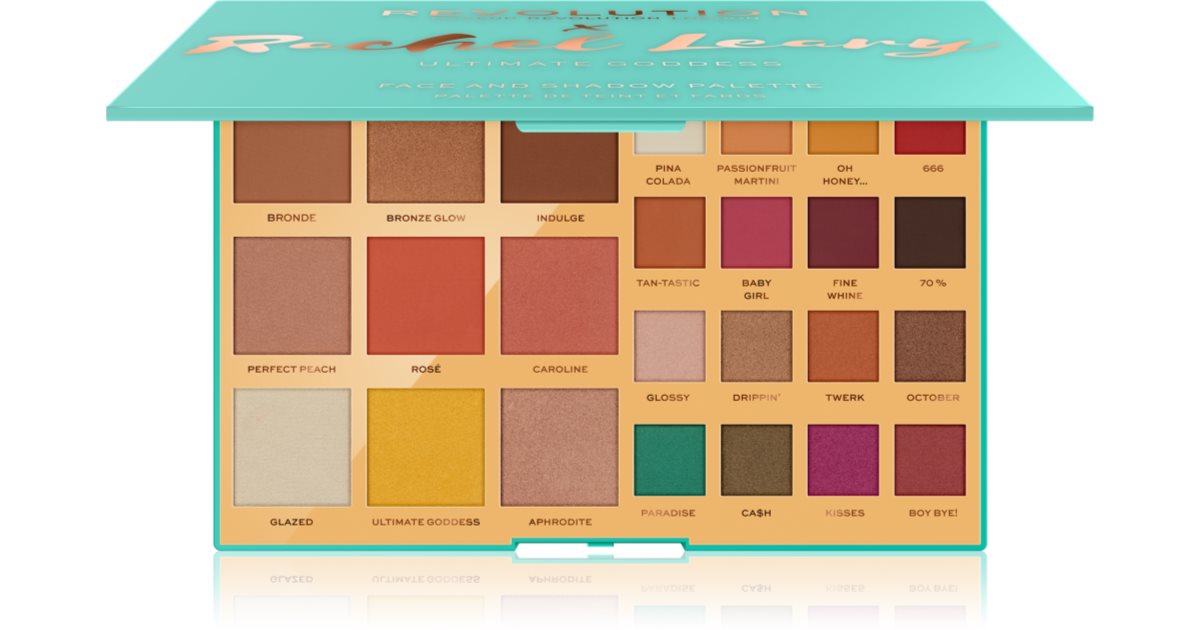 Makeup Revolution Rachel Leary Ultimate Goddess paletka na obličej a ...