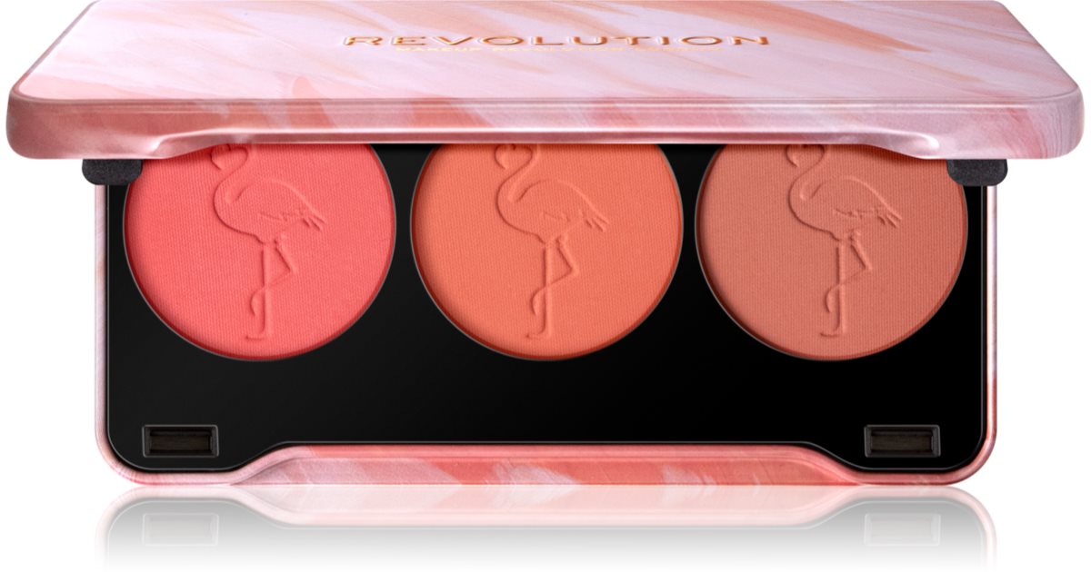 Makeup Revolution Flamingo paleta róży