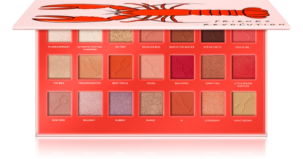 Makeup Revolution X Friends He’s Her Lobster eyeshadow palette | notino ...