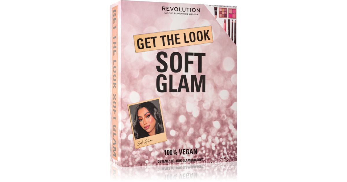 Makeup Revolution Get The Look Soft Glam Geschenkset (für Gesicht und ...