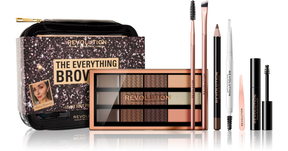 Revolution The Everything Brow Kit Gift Set for eyebrows | notino.ie