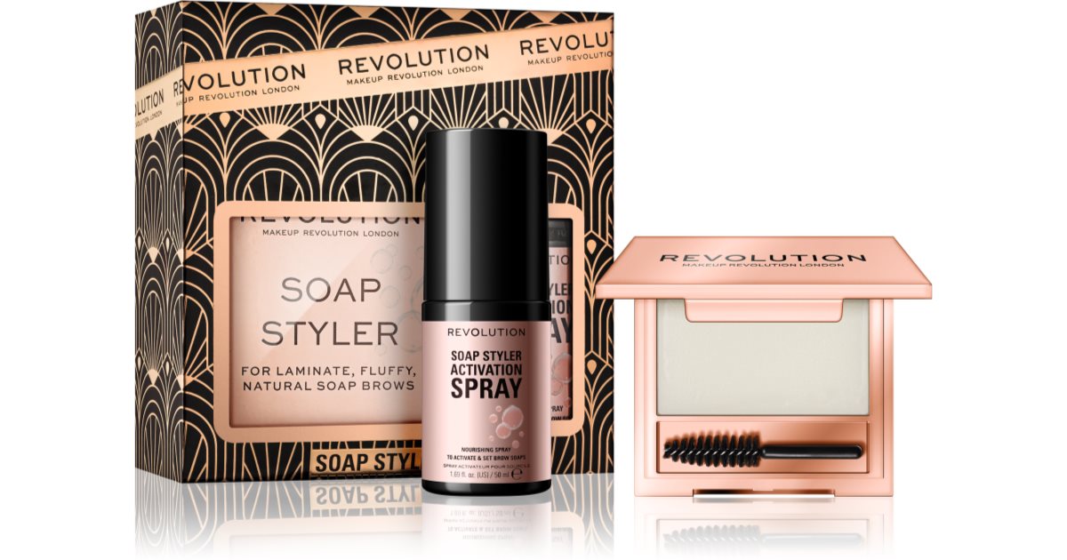 Makeup Revolution Soap Styler eyebrow kit gift edition shade ...