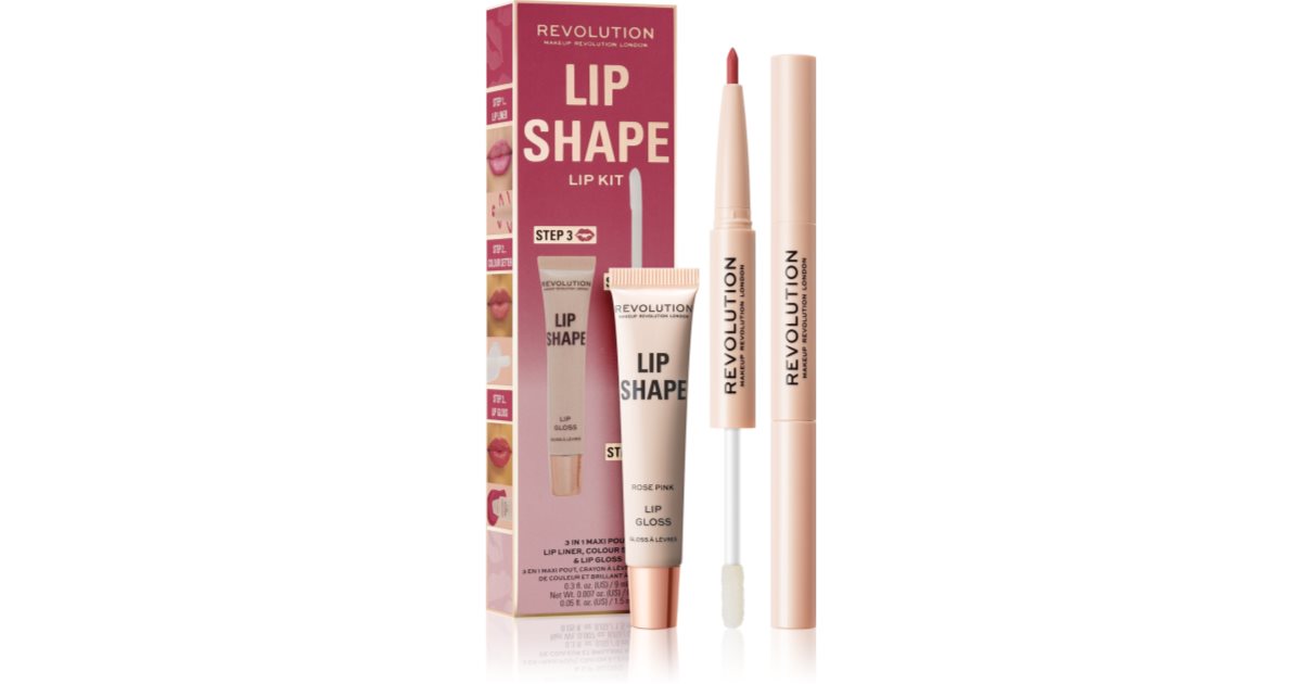 Makeup Revolution Lip Shape Kit huulimeikkisetti | notino.fi