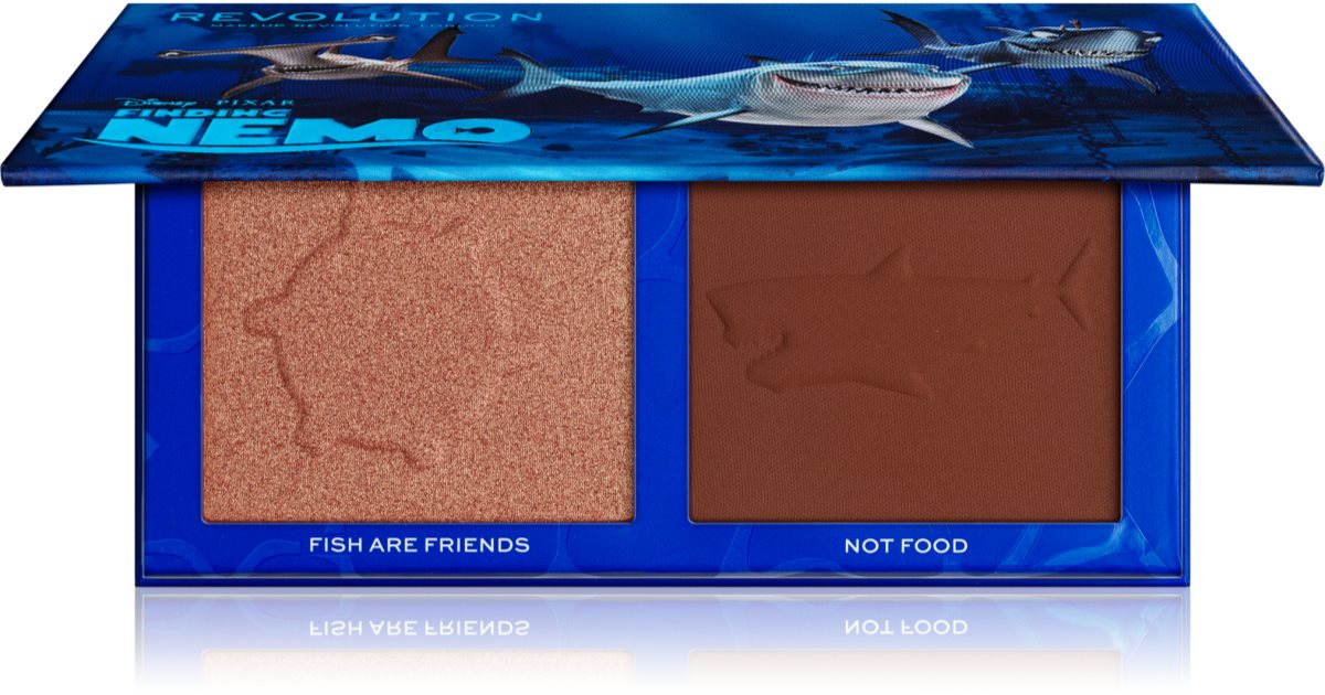 Makeup Revolution X Finding Nemo illuminating and bronzing palette ...
