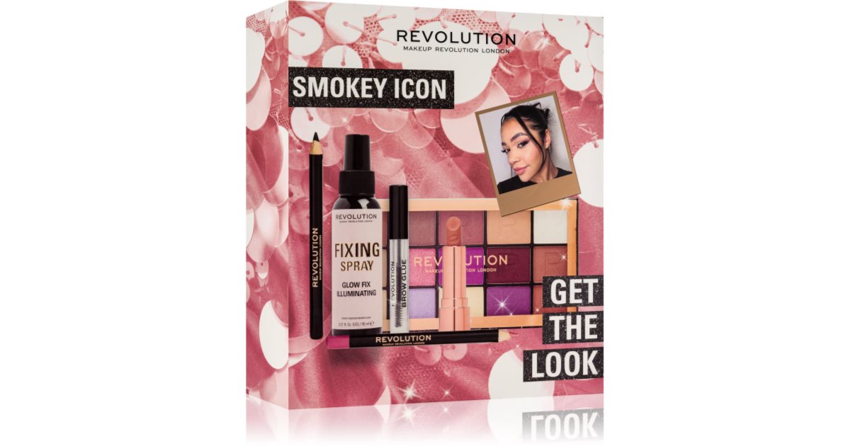 Makeup Revolution Get The Look Smokey Icon gift set(for the perfect ...