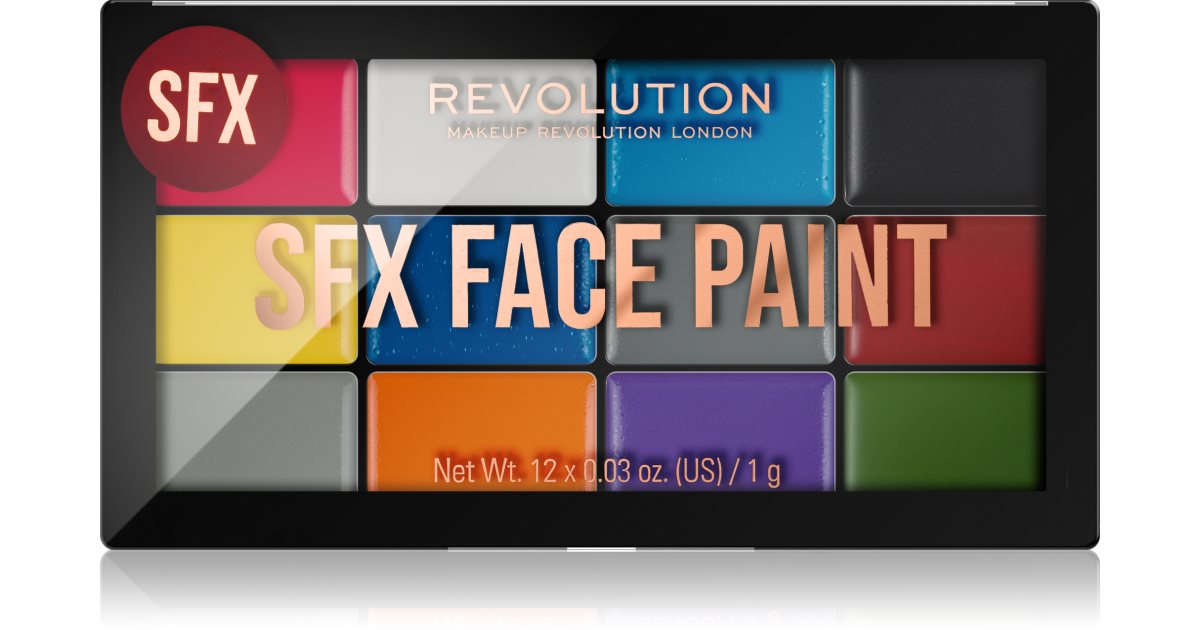 Makeup Revolution SFX Face Paint Multifunctional Face Palette for the ...