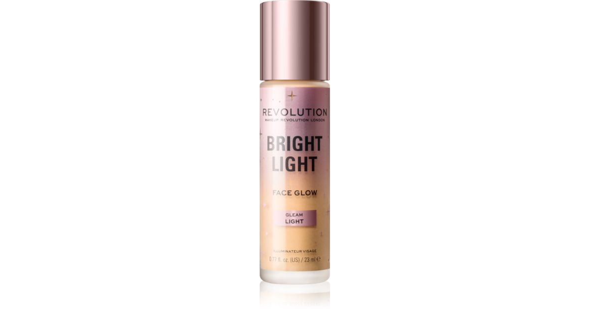 Revolution Bright Light Face Glow loción iluminadora con color | notino.es