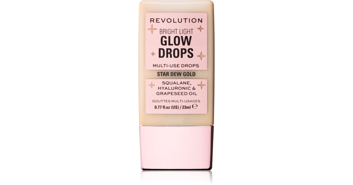 Makeup Revolution Bright Light Glow Drops liquid highlighter | notino.co.uk