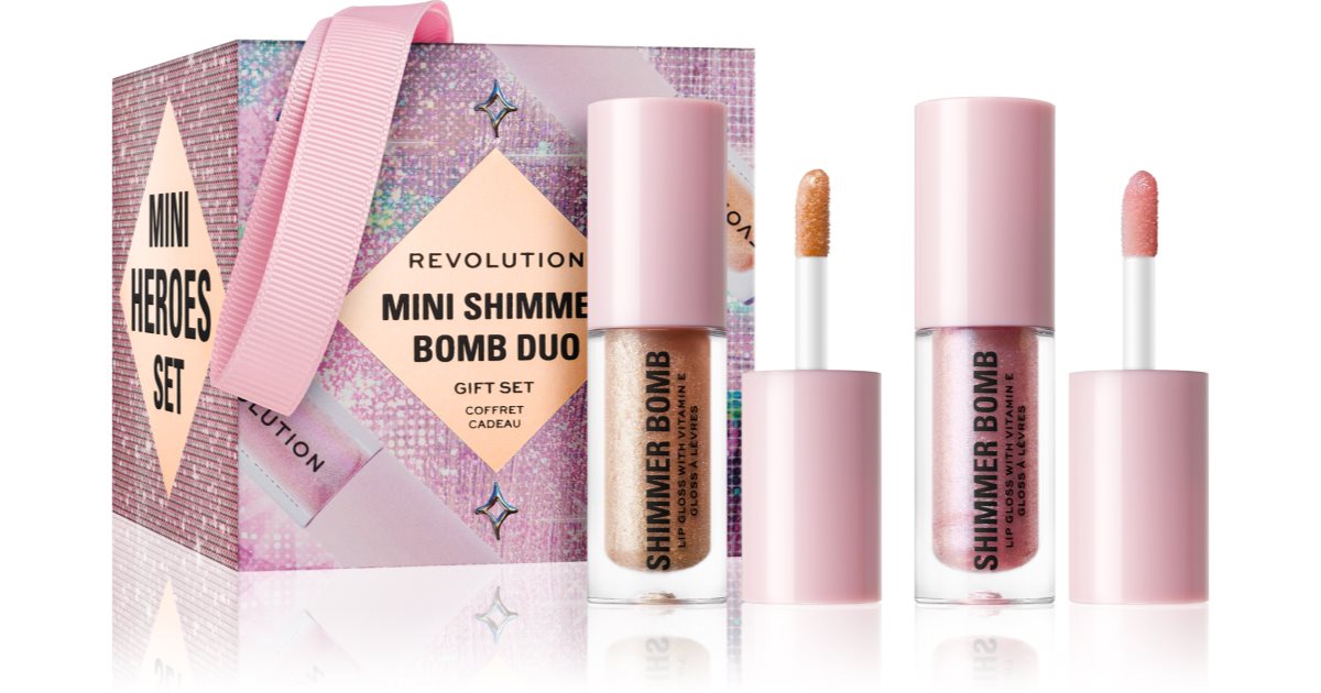Makeup Revolution Xmass 2024 Mini Shimmer Bomb Duo dovanų rinkinys ...
