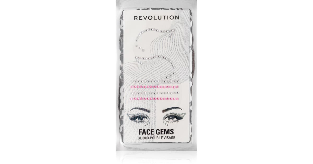 Makeup Revolution Metallic Muse Face Gems stickers for the face ...