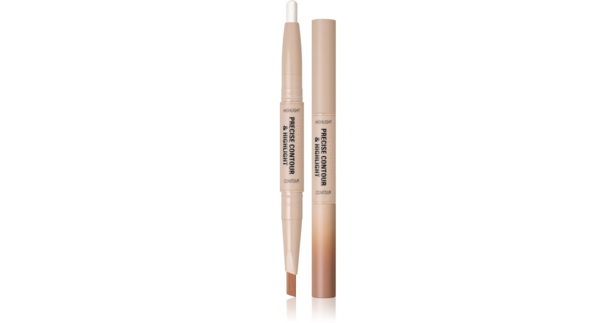 Makeup Revolution Precise Contour & Highlight dual-ended contouring ...