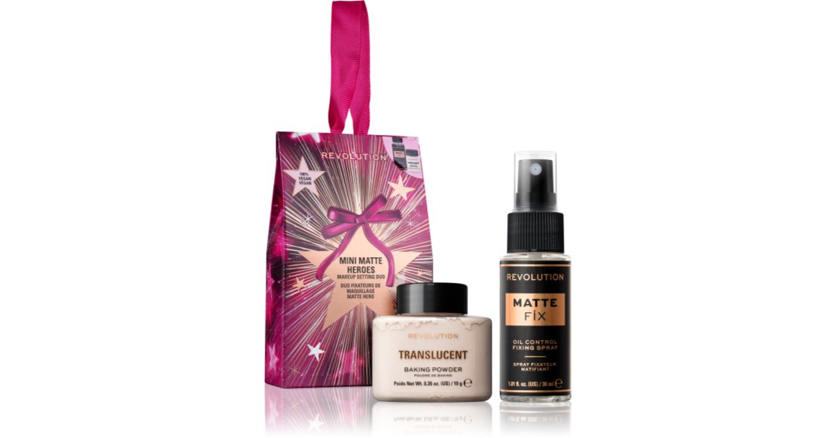 Makeup Revolution Xmas 2025 Mini Matte Heroes set navideño de regalo ...
