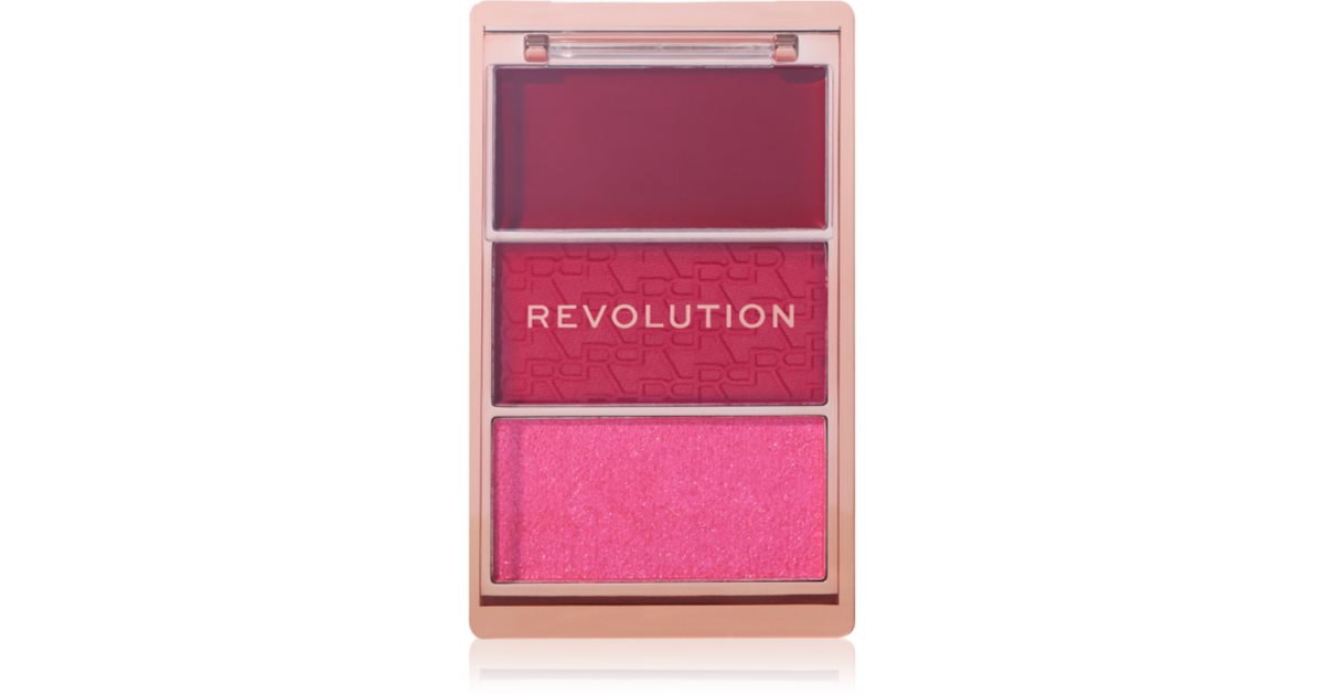 Revolution Blush Icon Palette палитра с ружове | notino.bg