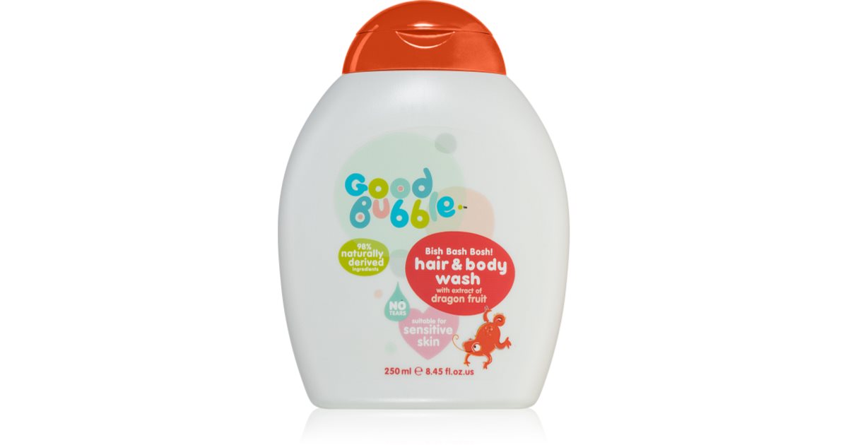 Good Bubble Hair & Body Wash Dragon Fruit emulsión limpiadora y champú ...