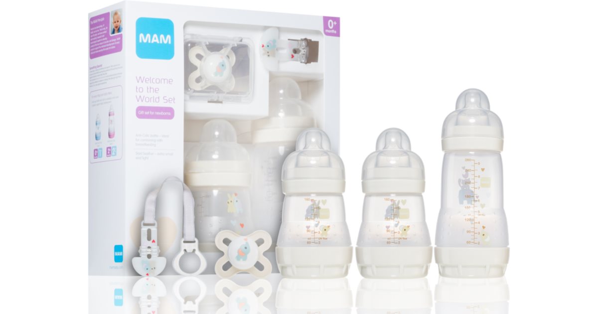 MAM Welcome to the World Beige gift set for babies Beige | notino.co.uk