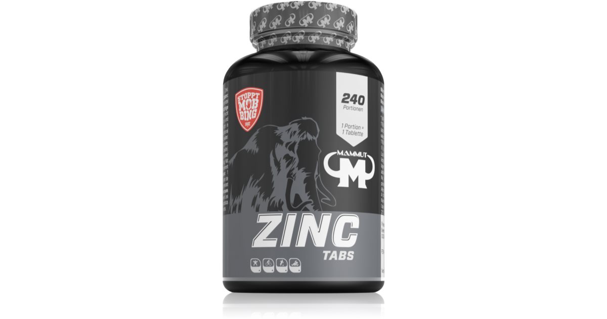 Mammut Zinc Tabs complément alimentaire pour les cheveux, les ongles et ...