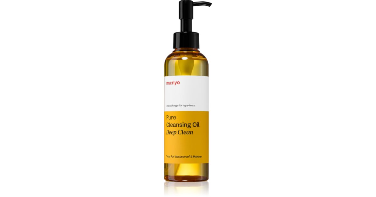 ma:nyo Pure Cleansing Oil Deep Clean makeup removing oil for deep ...