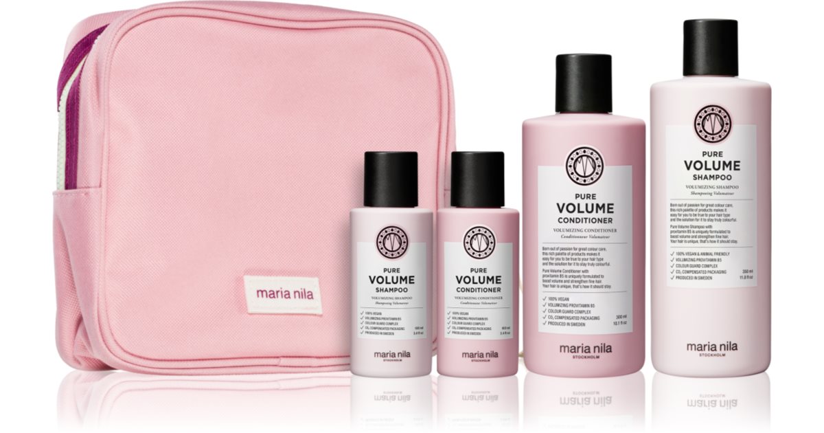 Maria Nila Pure Volume Beauty Bag Geschenkset für mehr Haarvolumen