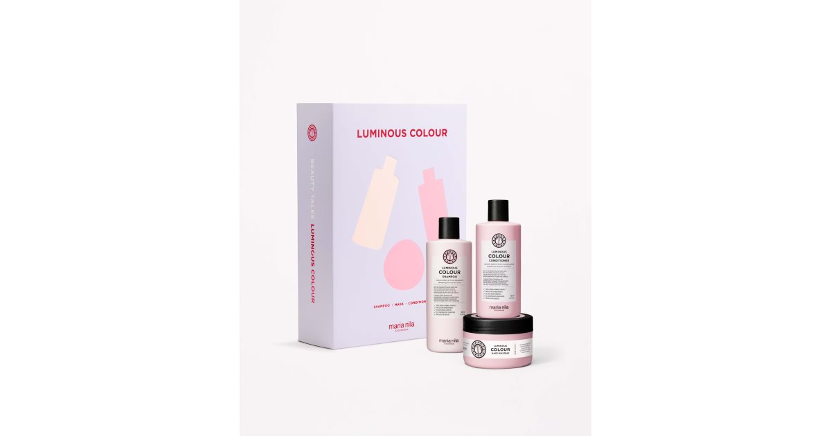 Maria Nila Luminous Colour Holiday Box Geschenkset für eine schimmernde ...