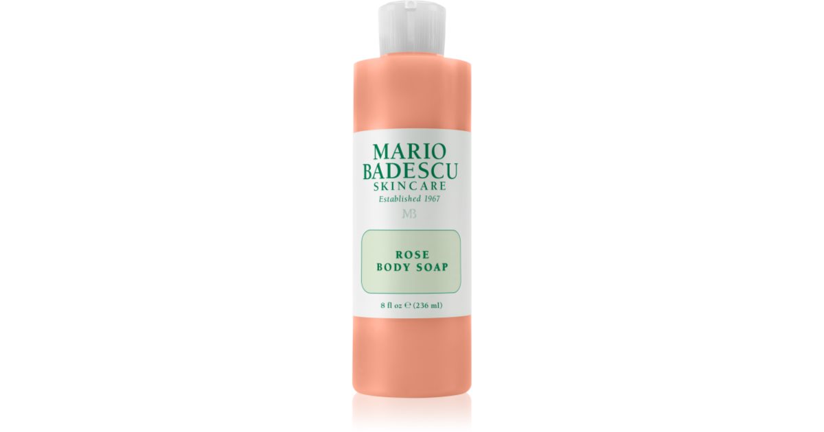 Mario Badescu Rose Body Soap energizujúci sprchový gél s ružovým olejom ...