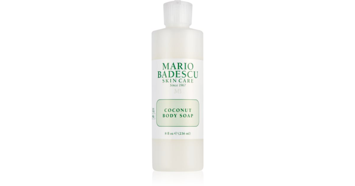Mario Badescu Coconut Body Soap gel de duche hidratante com coco ...
