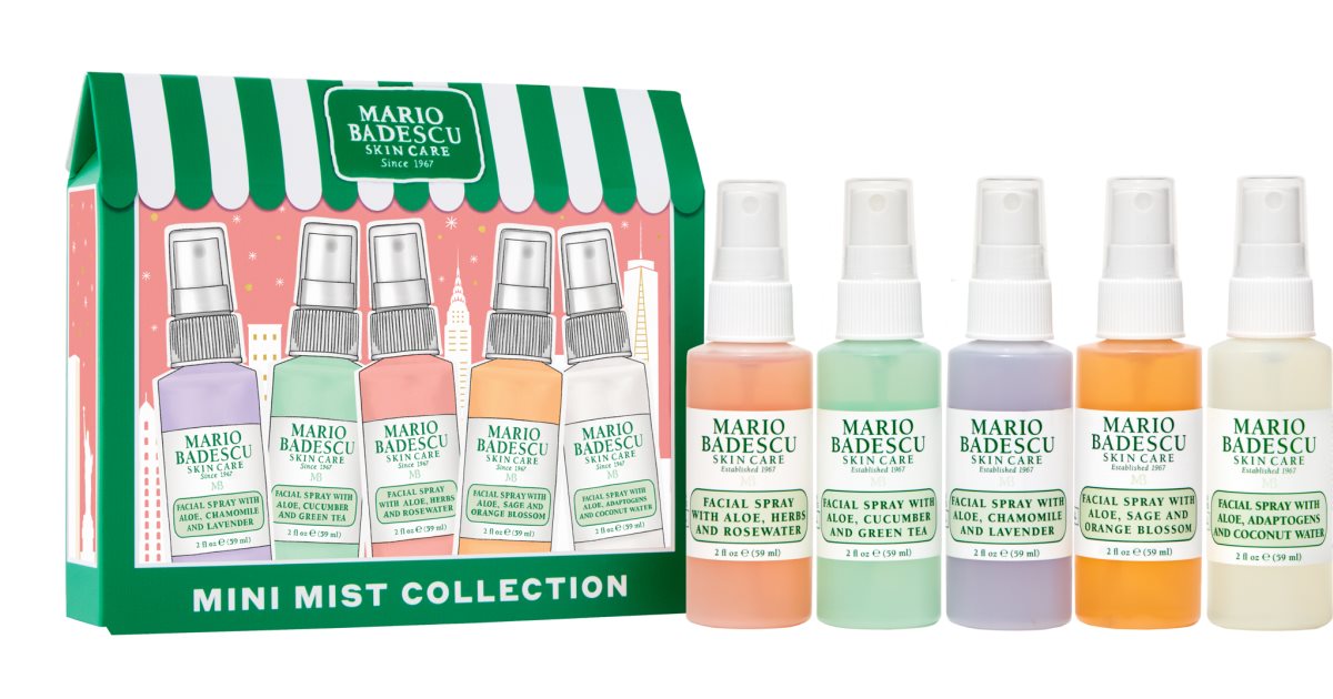 Mario Badescu Mini Mist Collection gift set(for radiance and hydration ...